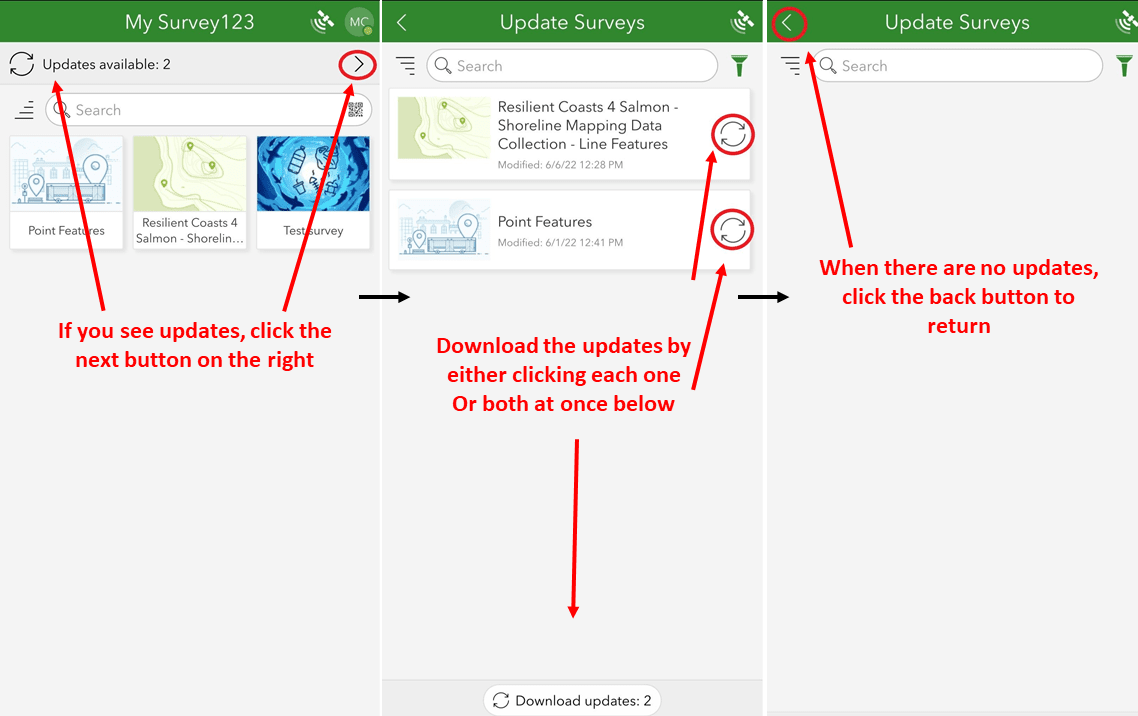 Survey 123 App Protocols - Steps for Point Feature Survey - Resilient ...